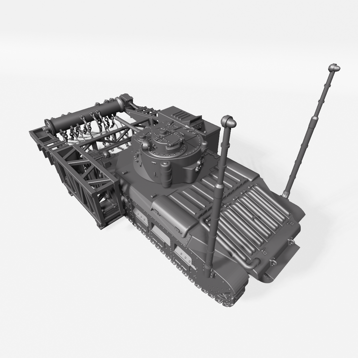 3D Printable Matilda Scorpion (UK, WW2) by Wargame3d