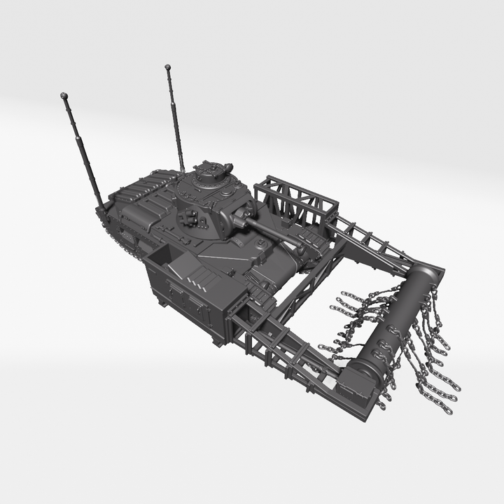 3D Printable Matilda Scorpion (UK, WW2) by Wargame3d