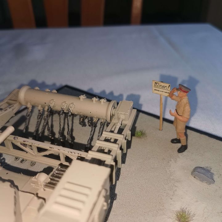 3D Printable Matilda Scorpion (UK, WW2) by Wargame3d