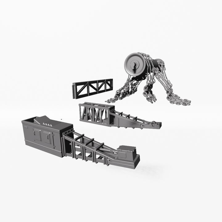 3D Printable Matilda Scorpion (UK, WW2) by Wargame3d