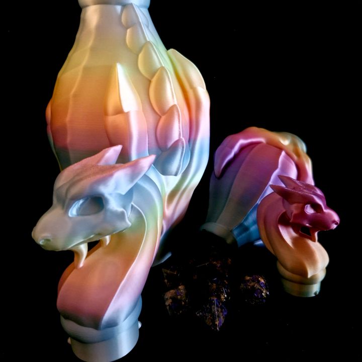 3D Printable Dragon Flask *Personal Use* by Sassiecat3d