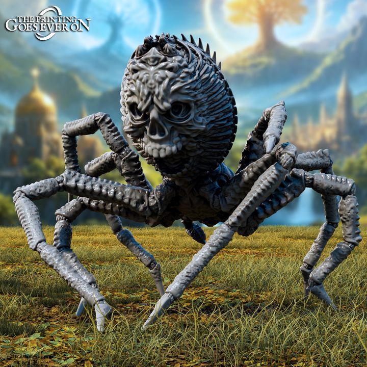 3D Printable Umbrachnis - Spinner of Eternal Night - Presupported by ...