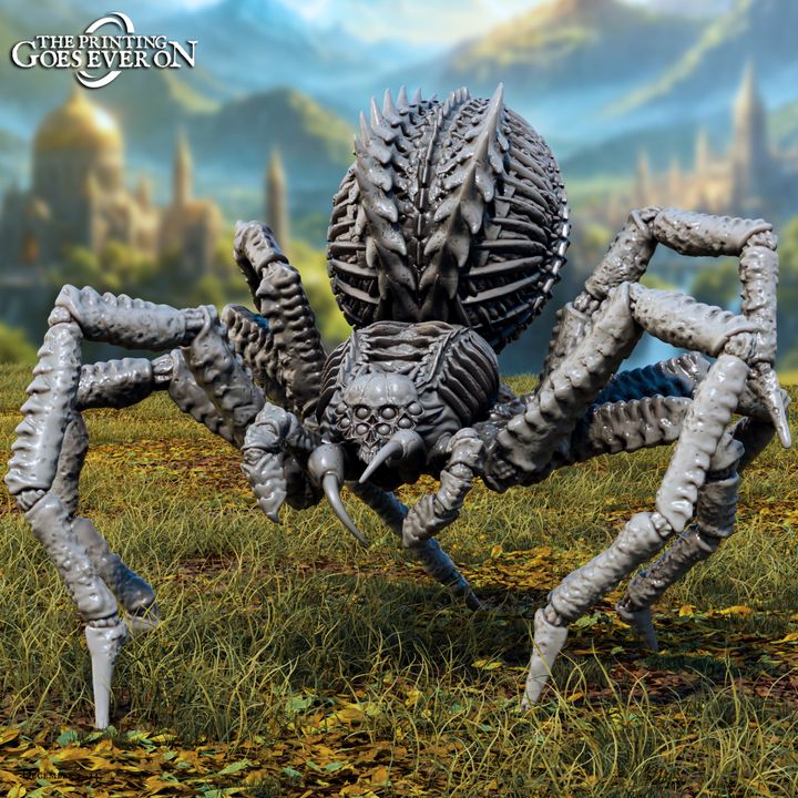 3D Printable Umbrachnis - Spinner of Eternal Night - Presupported by ...