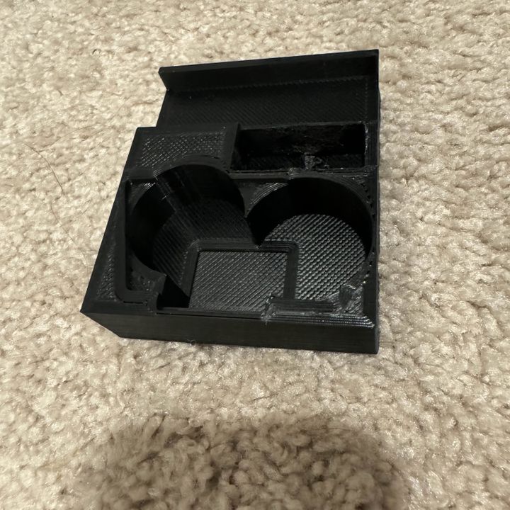 3D Printable Gem Accessories Deck Box Pokemon Dice Organizer by Chris