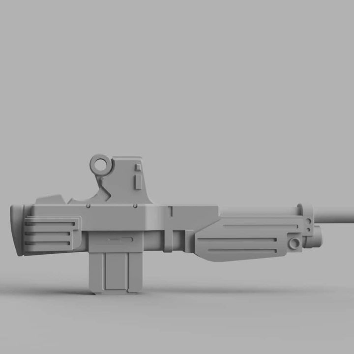 3D Printable Arm Rifle WMS-03 Maganac weapon upgrade 144th scale by ...