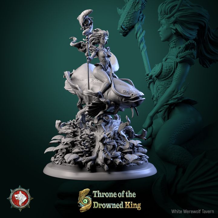 3D Printable "Throne of the Drowned King" March 2025 release 25 STL's ...