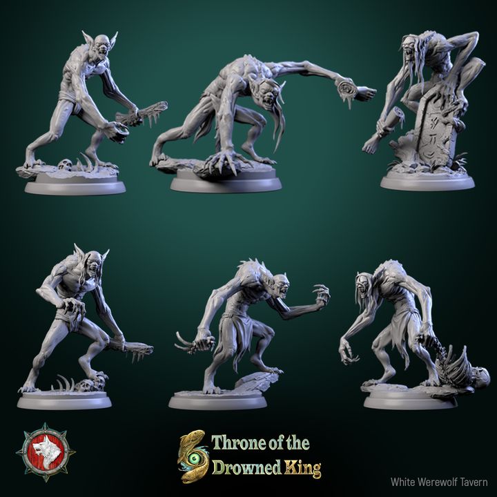 3D Printable "Throne of the Drowned King" March 2025 release 25 STL's ...