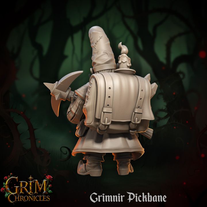 3D Printable Grimnir Pickbane by Great Grimoire