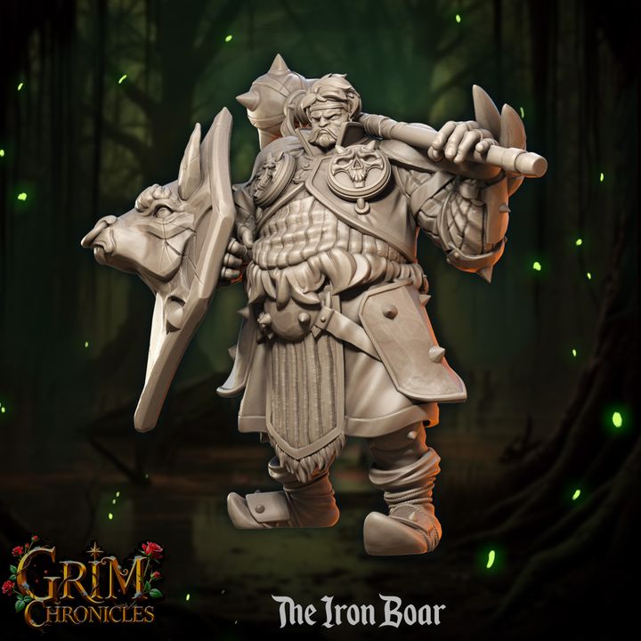 3D Printable The Iron Boar by Great Grimoire