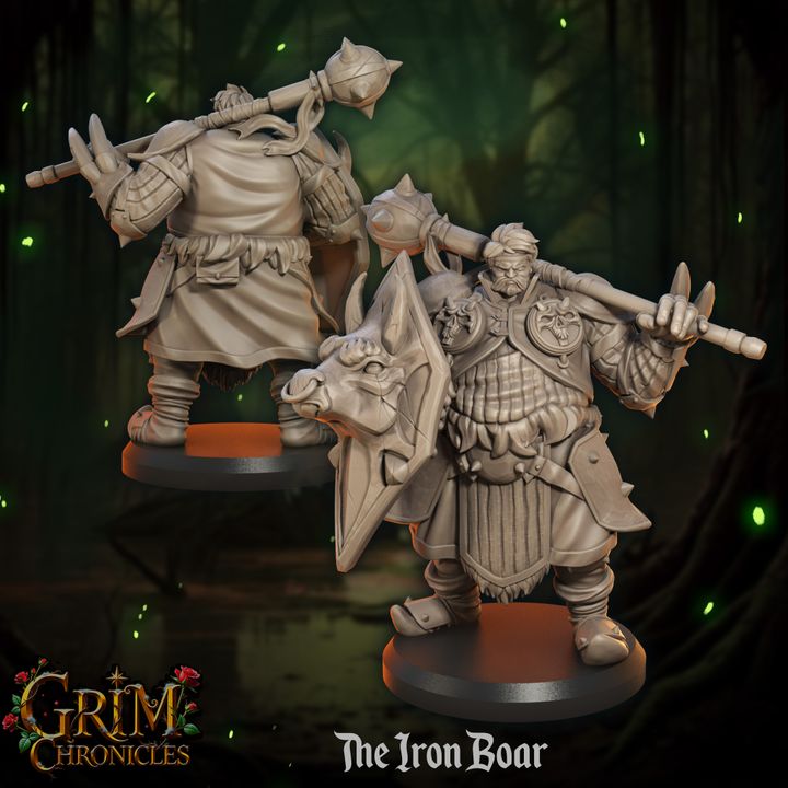 3D Printable The Iron Boar by Great Grimoire