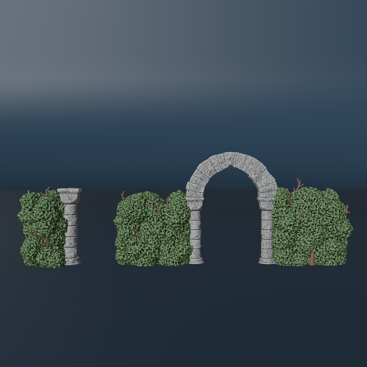 3D Printable Hedge by HexBrick