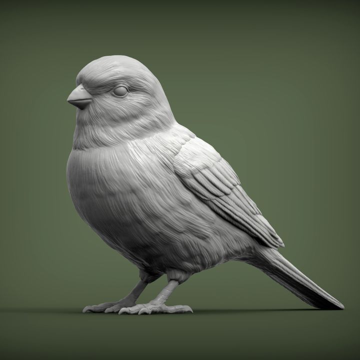 3D Printable sparrow by AKUZMENKO