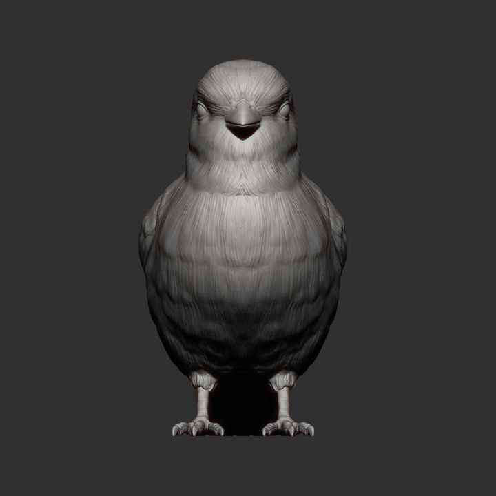 3D Printable sparrow by AKUZMENKO