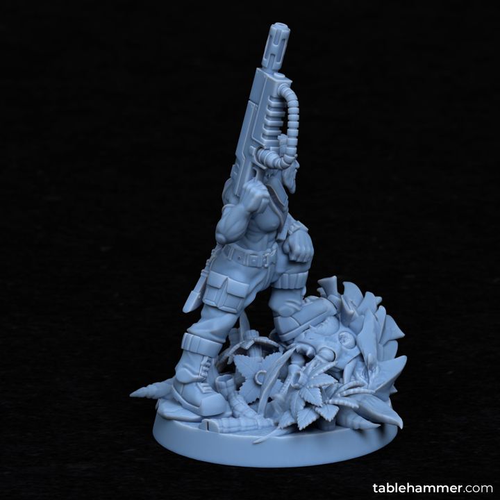 3D Printable Pete the Chad - Human Jungle Fighter by Tablehammer
