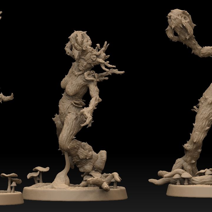 3D Printable Dryads by PostMortemNihiliEst