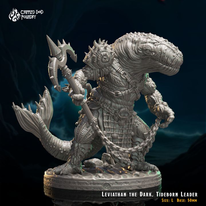 3D Printable Leviathan the Dark by Crippled God Foundry