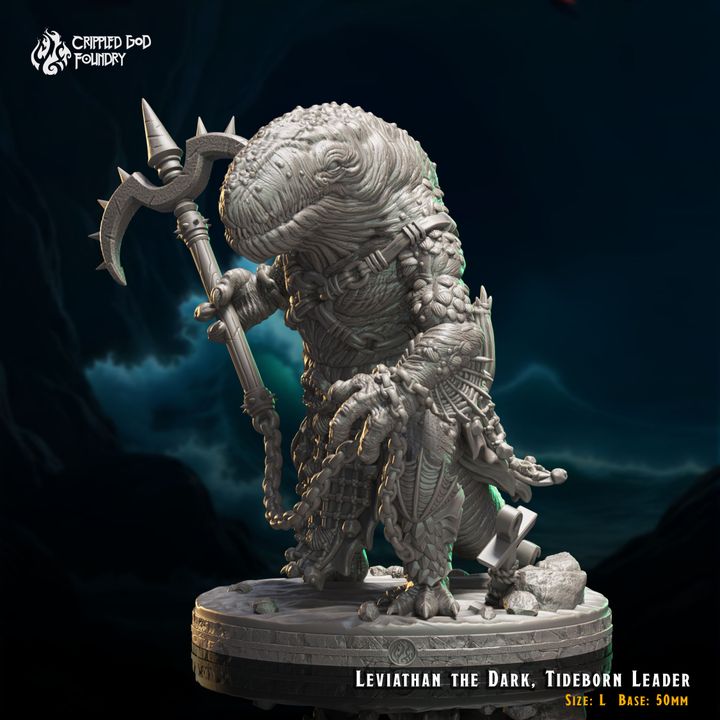 3D Printable Leviathan the Dark by Crippled God Foundry