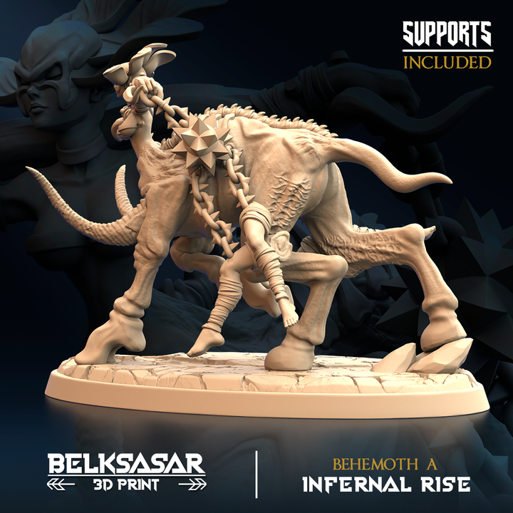 3D Printable Behemoth A All Variants by Belksasar
