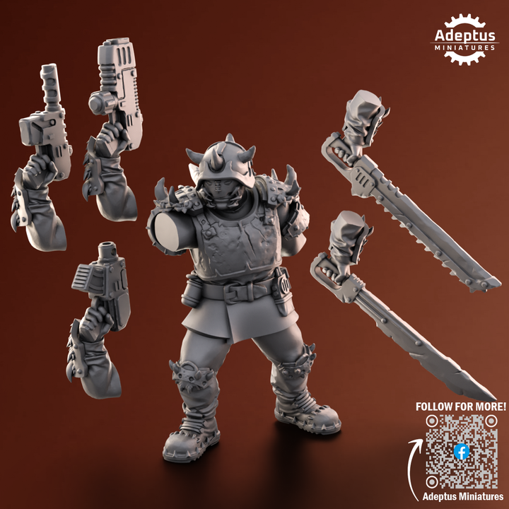 3D Printable Command squad. Twisted Horde. Renegades and Heretics by ...