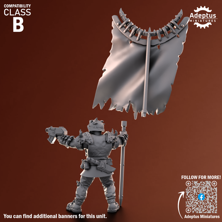 3D Printable Command squad. Twisted Horde. Renegades and Heretics by ...