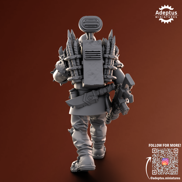 3D Printable Command squad. Twisted Horde. Renegades and Heretics by ...