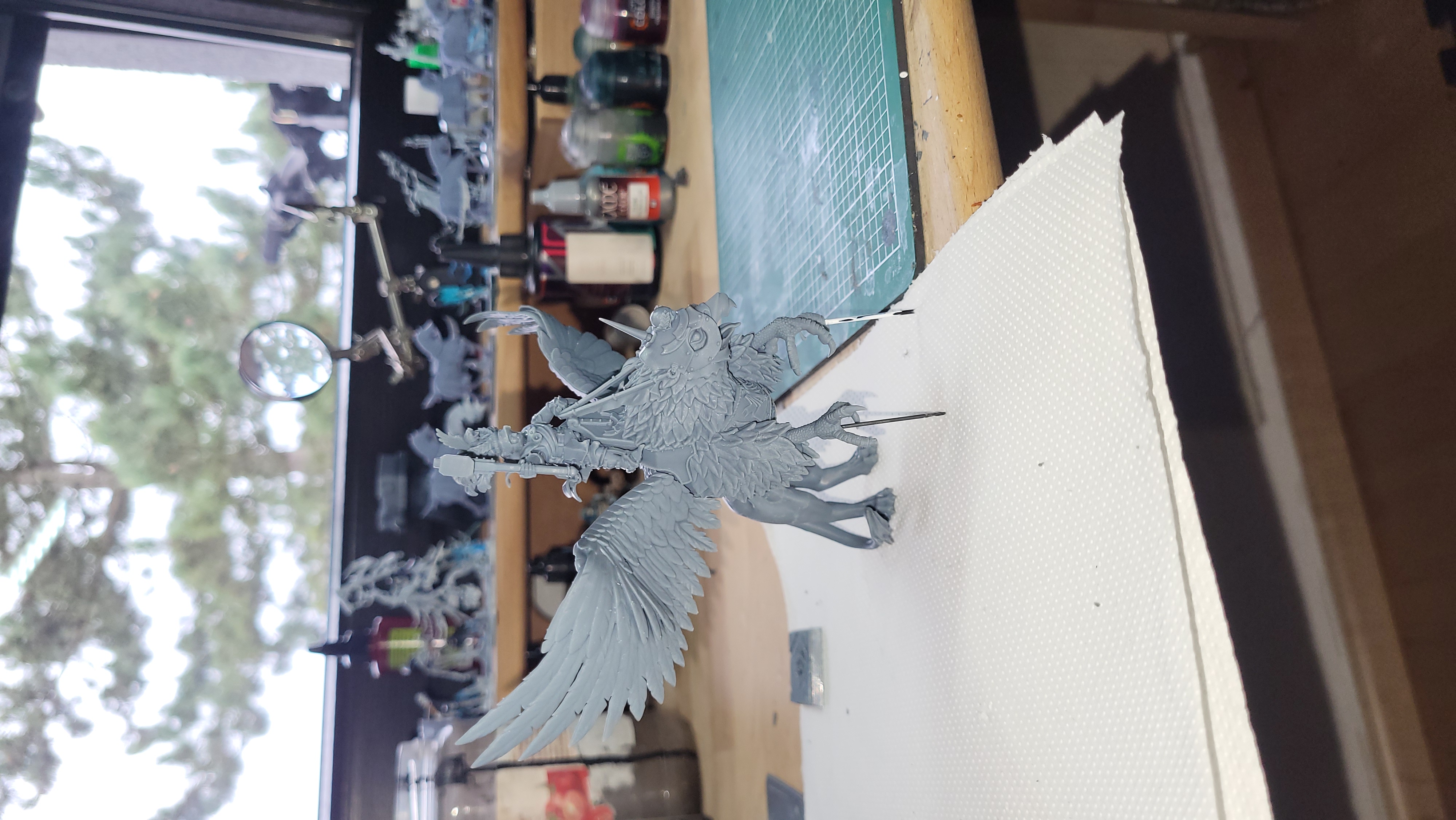 3D Printable Sunland Emperor on Griffon - Highlands Miniatures by ...