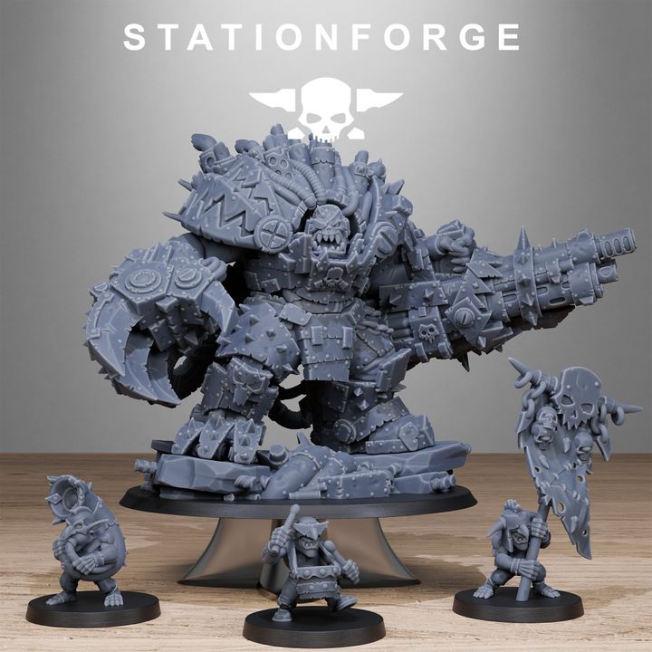 3D Printable Orkaz Grand Nutta 3.0 by Station Forge