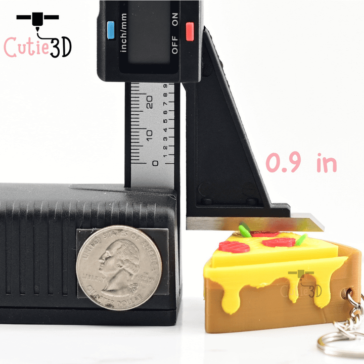 3D Printable Digital Downloads - Cutie3D Keycap Fidget Clicker Pizza ...