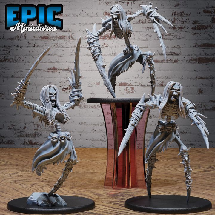3D Printable Bone Abomination Set / Skeleton Warrior / Skelet Fighter ...