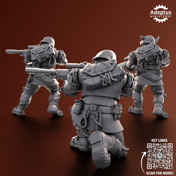 3D Printable Infantry Bundle. Twisted Horde. Renegades and Heretics by ...