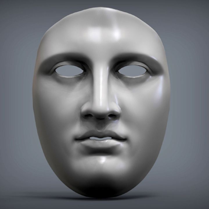 3D Printable Apollo mask by Alexander3dart