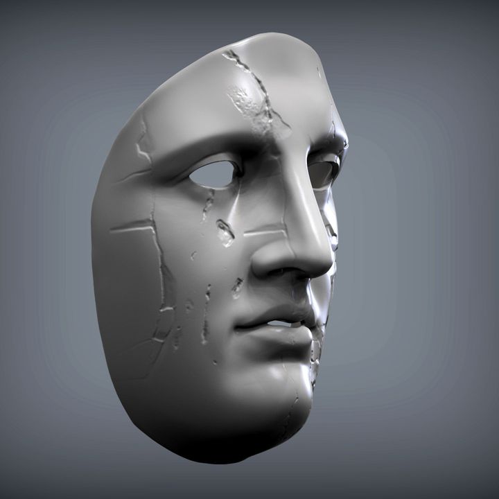 3D Printable Apollo mask by Alexander3dart