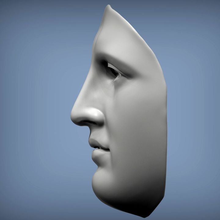 3D Printable Apollo mask by Alexander3dart