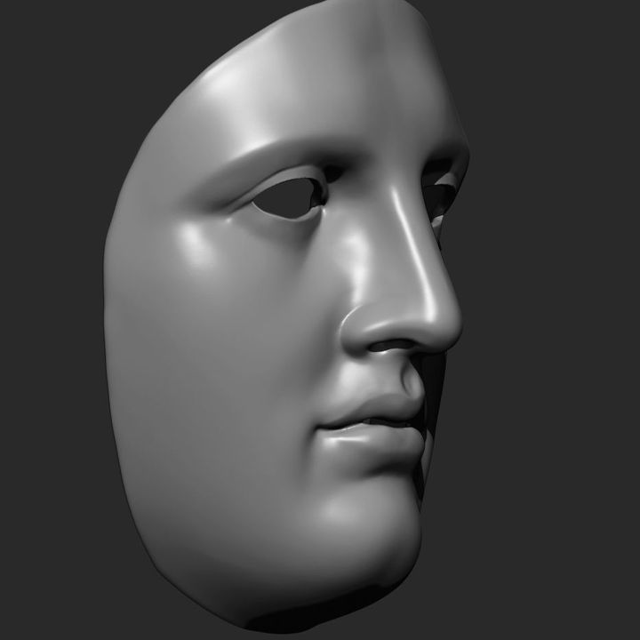 3D Printable Apollo mask by Alexander3dart