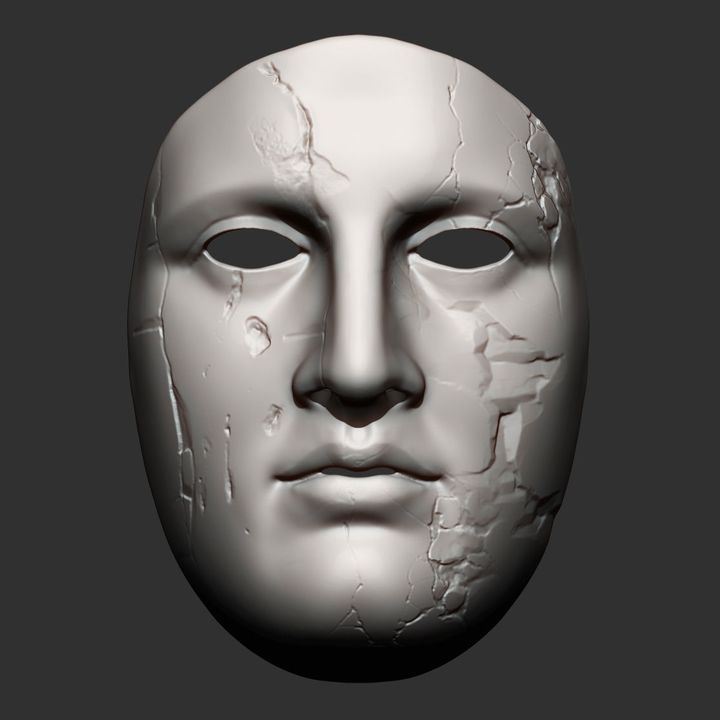 3D Printable Apollo mask by Alexander3dart