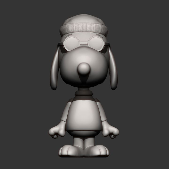 3D Printable Snoopy by Alexander3dart