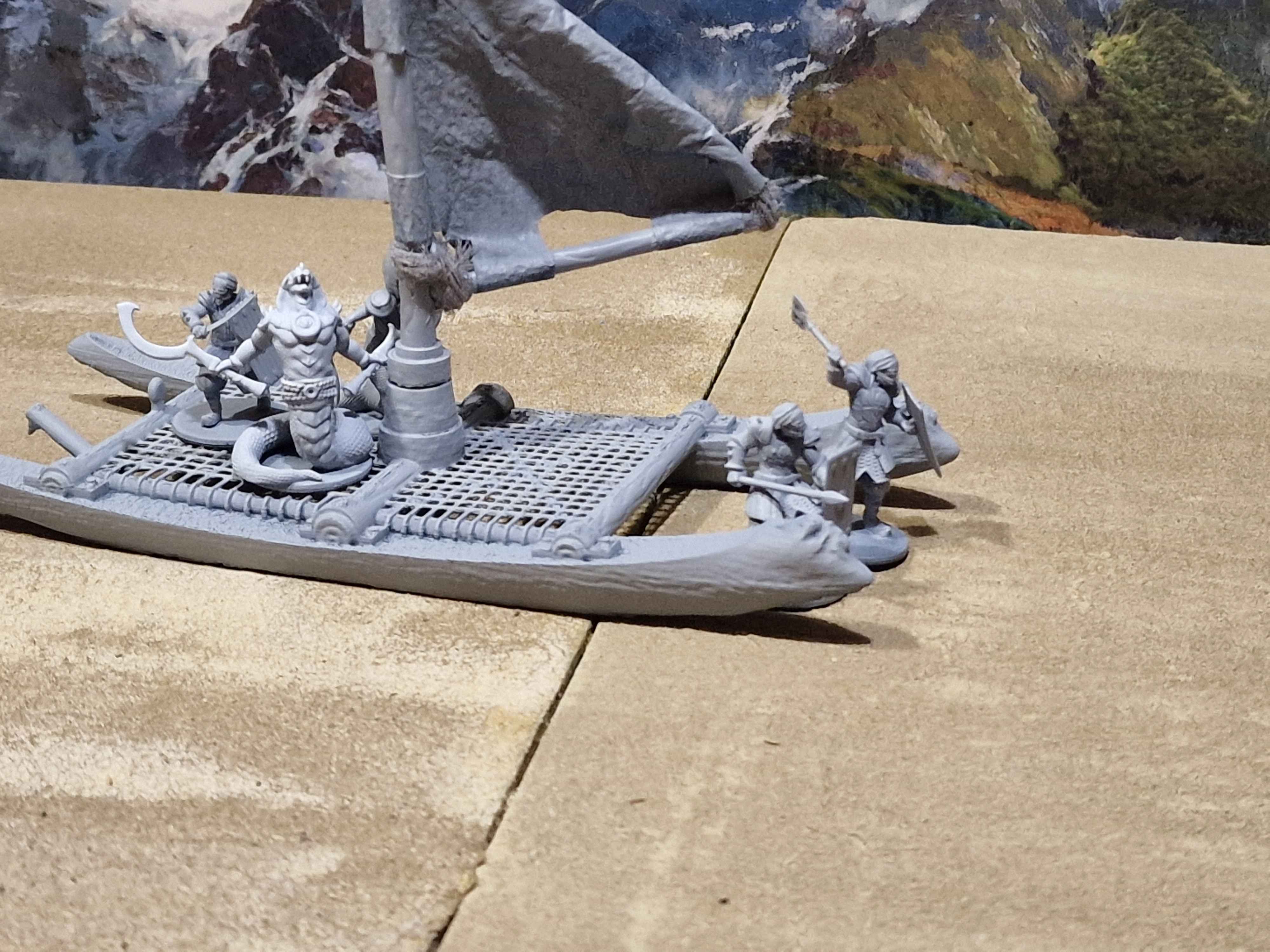 3D Printable Sand skiff by Bob Tabletop