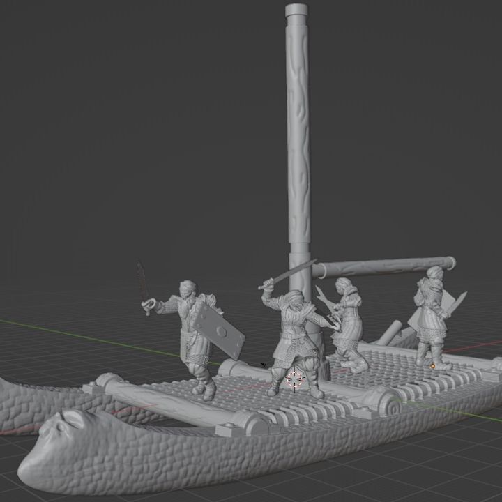 3D Printable Sand skiff by Bob Tabletop