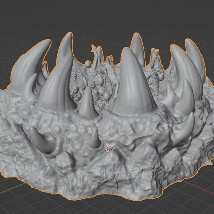 3D Printable Demonic Flesh pit by Bob Tabletop