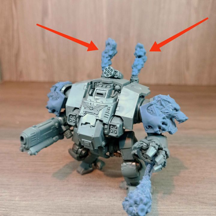 3D Printable Smoke & Fire Mech Kit by Cyberbrush