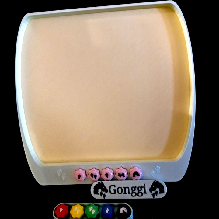 3D Printable Gonggi Game (Personal Use) by Sassiecat3d