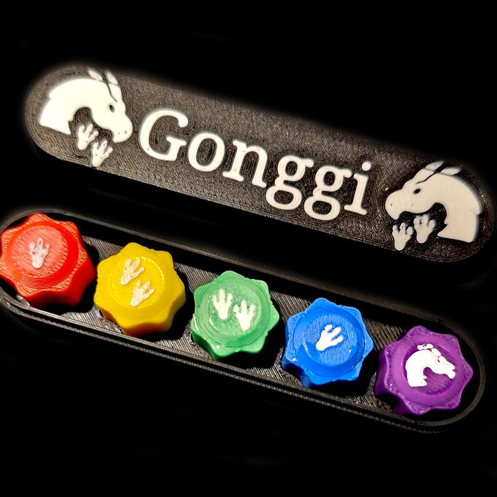 3D Printable Gonggi Game (Personal Use) by Sassiecat3d