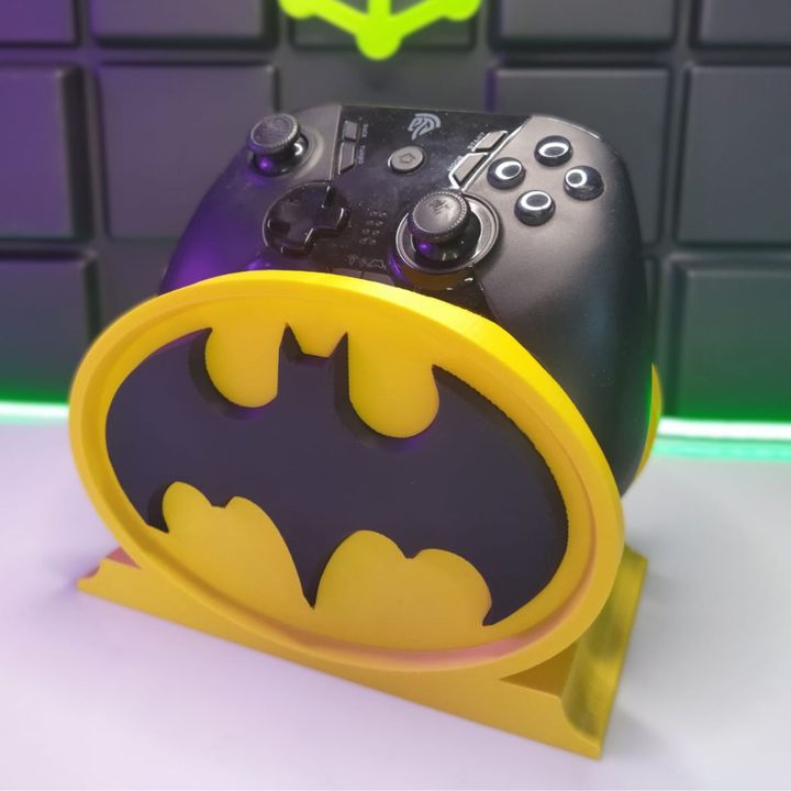 3D Printable BATMAN LOGO - CONTROLLER HOLDER by Aslan