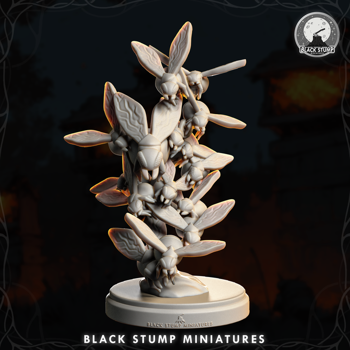 3D Printable Maker Bee Swarm +5e + Shadowdark Stats .PDF! Presupported ...