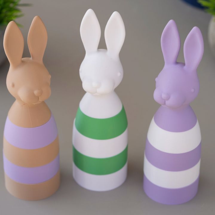 3D Printable Rabbit tower by Philippe Barreaud