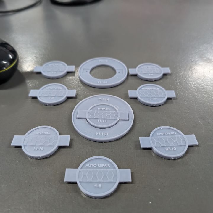 3D Printable Speedball Token for Infinity N5 by Torsten