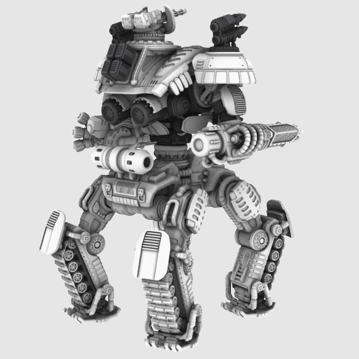 3D Printable Tread-Leg Combat Mobility Units For Knights And Mechs ...