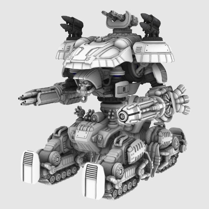 3D Printable Tread-Leg Combat Mobility Units For Knights And Mechs ...