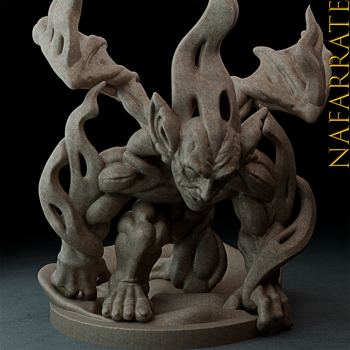 3D Printable Small Smoke Elemental by Nafarrate Designs