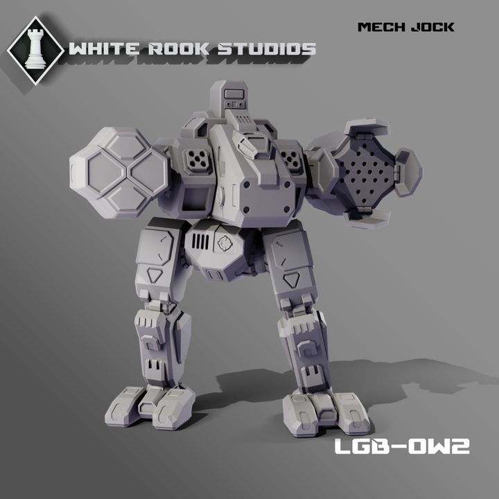 3D Printable American Mecha - LGB Distance Bow - Series 10 12 13 14 ...